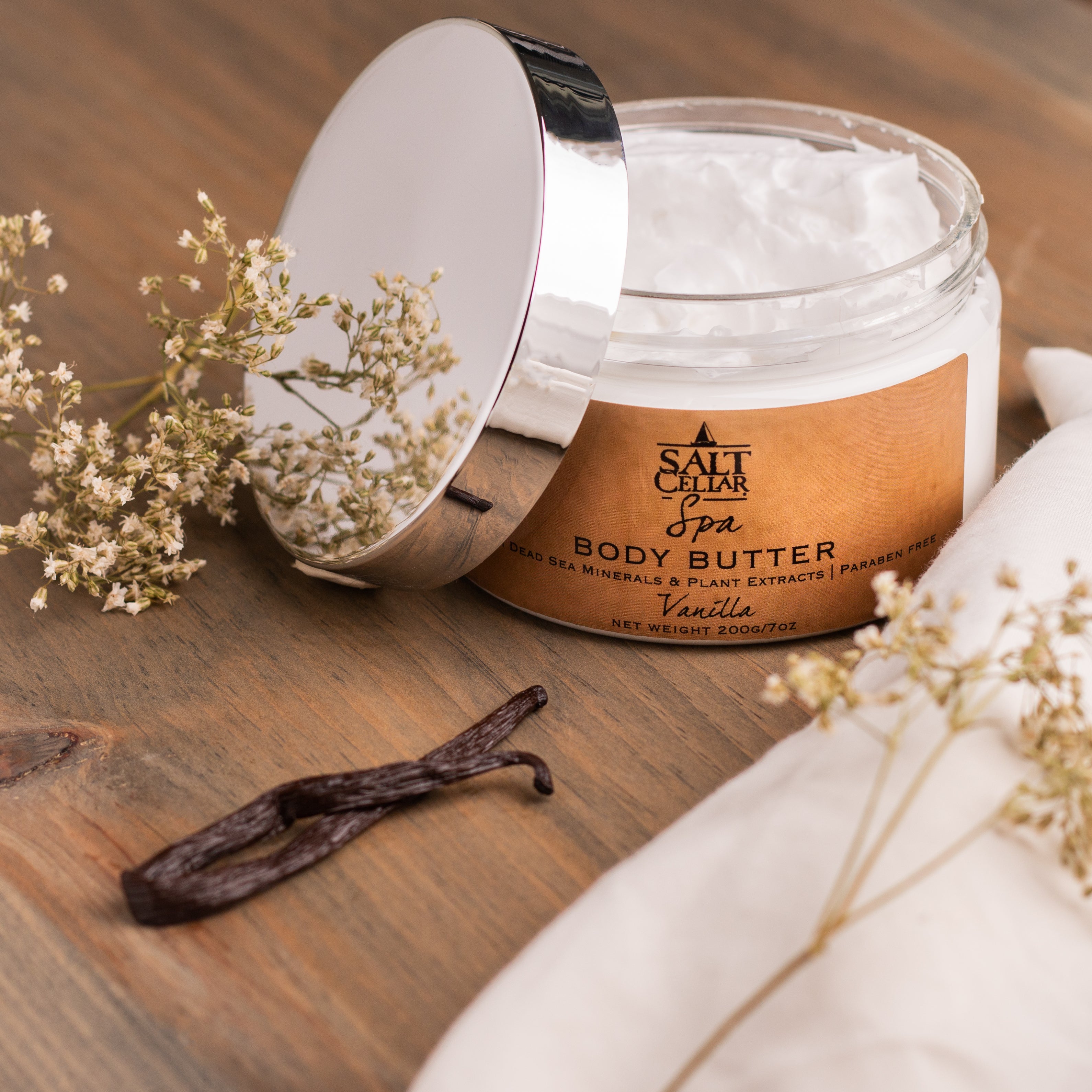 Vanilla Body Butter | All Natural | Salt Cellar – The Salt Cellar