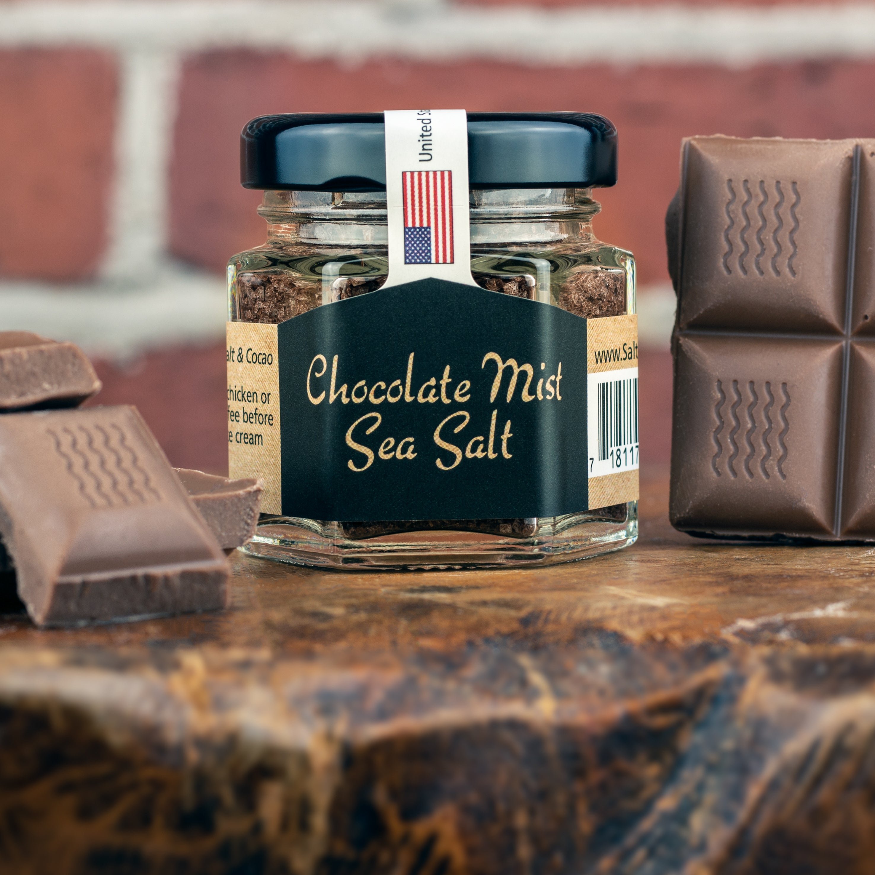 Chocolate Sea Salt I Gourmet All Natural Salt I Salt Cellar – The Salt ...