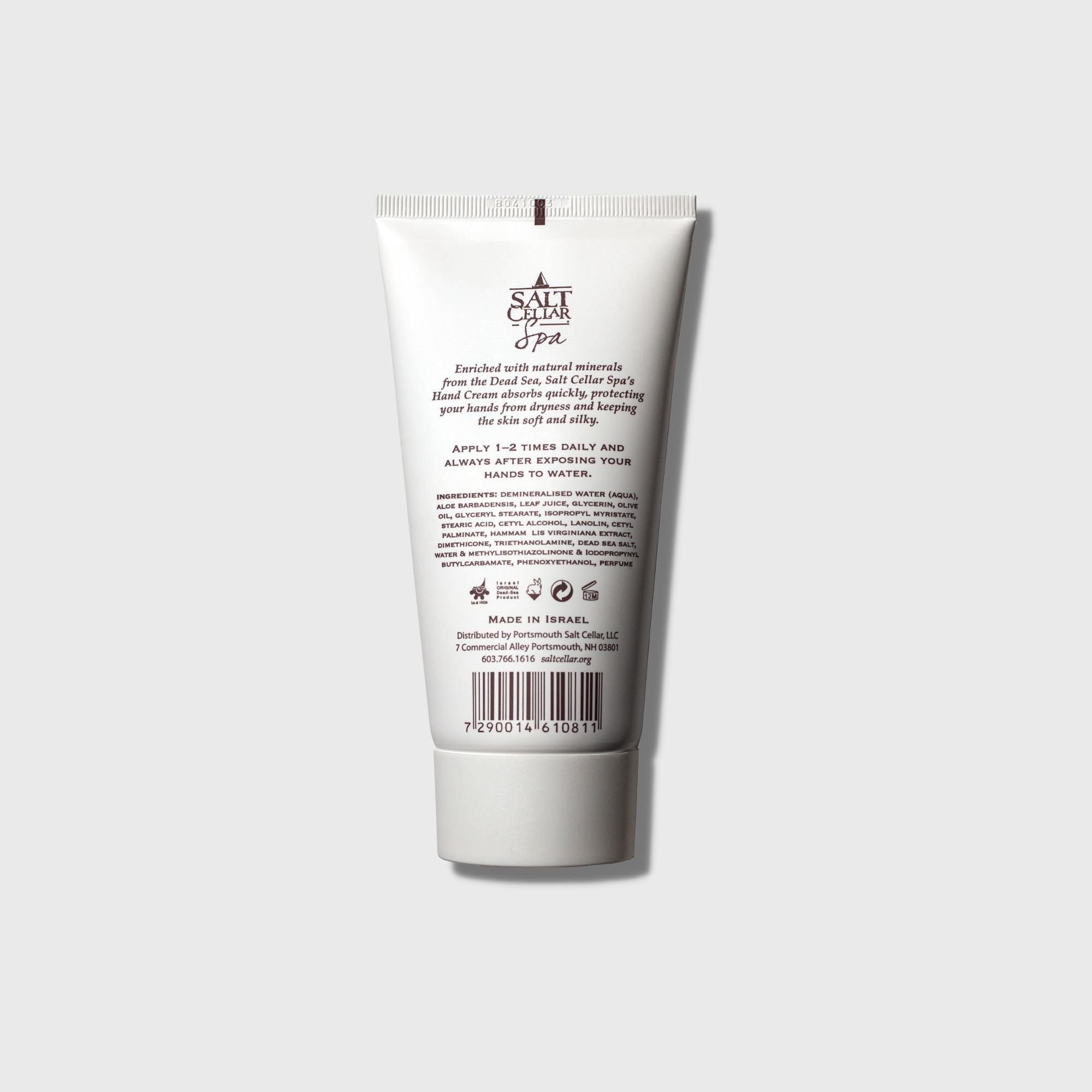 Dead Sea Hand Cream Moisturizer | Bath & Spa Collection | Salt Cellar ...