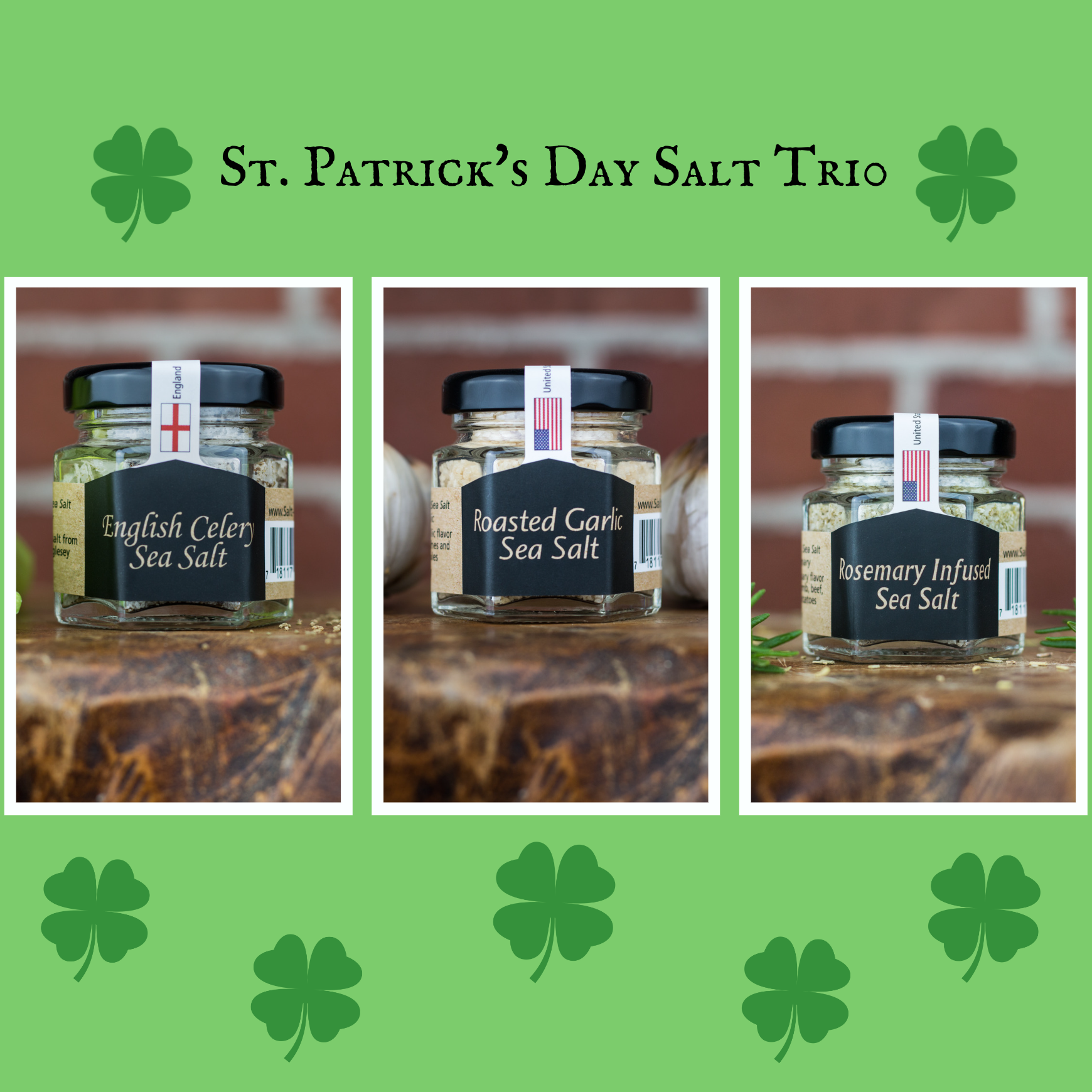 St. Patrick's Day Salt Trio – The Salt Cellar